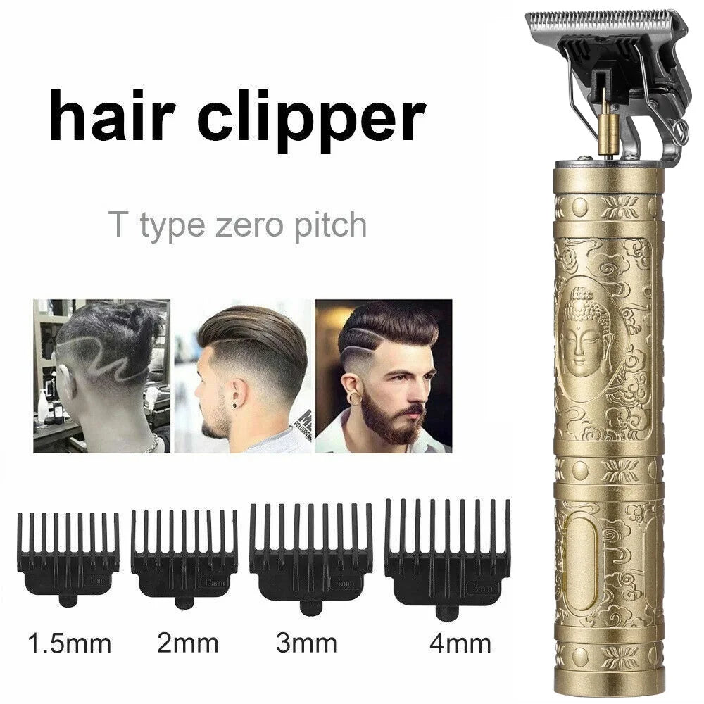 Super Powerful Metal Buddha Trimmer for Men - designed for both hair s ...